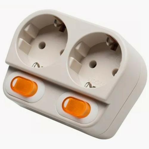 Jual Steker Stop Kontak Uticon S-128 SW Arde 2 Lubang Saklar Tersendiri ...