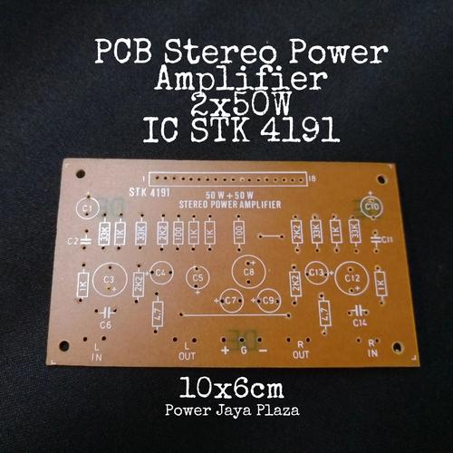 Jual Pcb Stereo Power Amplifier 2x50w IC STK 4191 - Kota Bandung ...