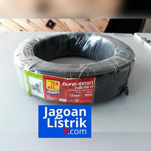 Jual Kabel NYAF 1.5 mm Jembo NYAF 1,5 mm Jembo 1 Roll 100 meter - Hitam - Kota Surabaya - Jagoan ...