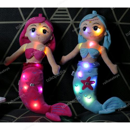Promo Boneka Mermaid Queen, Boneka putri duyung led lucu hadiah anak ...