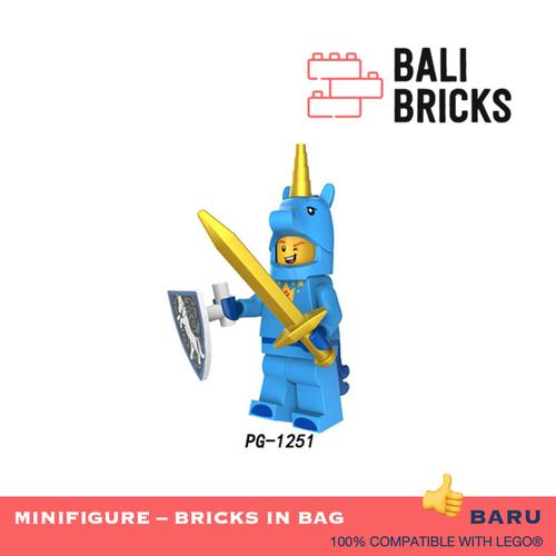 Jual Minifigure MF 1251 POGO Unicorn Knight Costume Guy - Lego ...