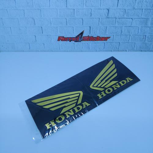 Jual stiker sayap sticker emblem honda timbul - Chrome - Jakarta Timur ...