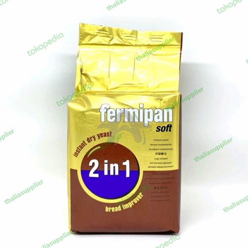 Jual FERMIPAN 2 in 1 500GR RAGI INSTANT+PELEMBUT PENGEMBANG ADONAN ROTI ...