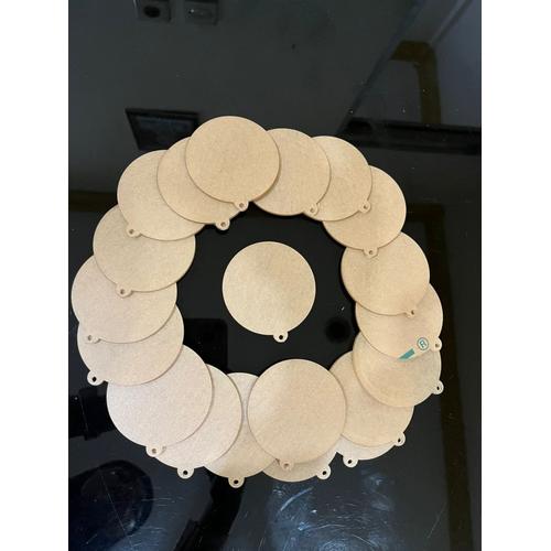 Jual Menjual Bahan Mendali Akrilik Polos 6,5 cm x 6,5 cm Tebal 2 mm ...