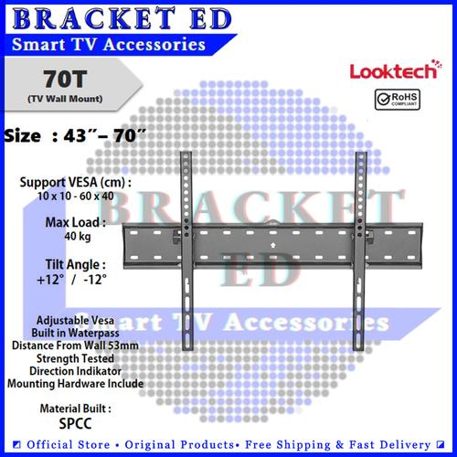 Jual Bracket TV 40 43 50 55 60 65 70 inch, Premium Waterpass Universal ...