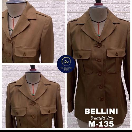 Jual baju asn seragam pns pdh pemda dinas pdh guru kantor wanita coklat ...