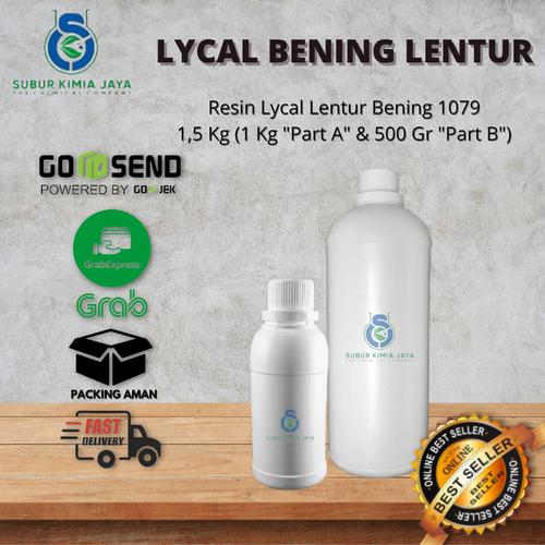 Jual Resin Lycal Lical Lentur Bening Flexibel 1,5 KG - Kota Bandung ...