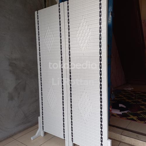 Jual sekat ruangan rotan minimalis 2 pintu - Kota Bandung - Li Rottan ...