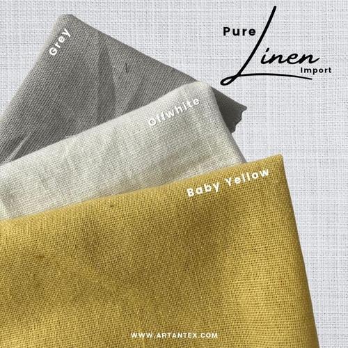 Jual Kain Linen Pure Import Korean ATN - Baby yellow - Kota Bekasi ...