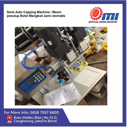 Jual Semi Auto Capping Machine / Mesin penutup Botol Mangkuk semi ...