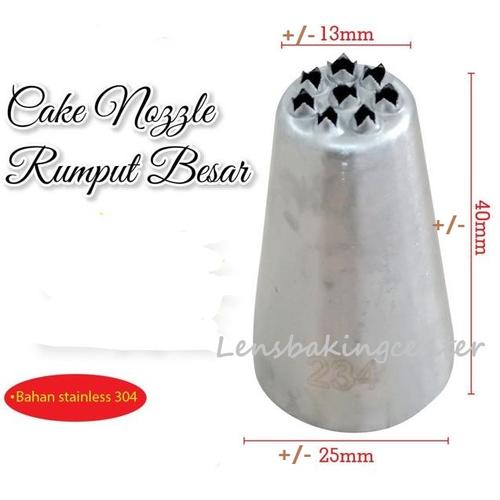 Jual Spuit/Cake Nozzle Rumput Besar/Jumbo Impor Tanpa Sambungan No 234 ...