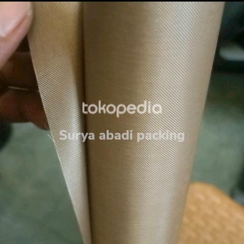 Jual PTFE Glass fabric cloth ( kain teflon kasar 0.13mm ) meteran ...