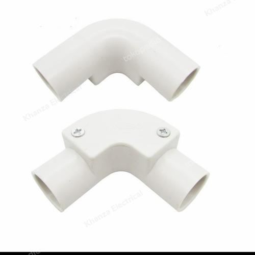 Jual Elbow pipa listrik 20mm Kne/ KNEE pipa 20mm belokan pipa - Putih ...