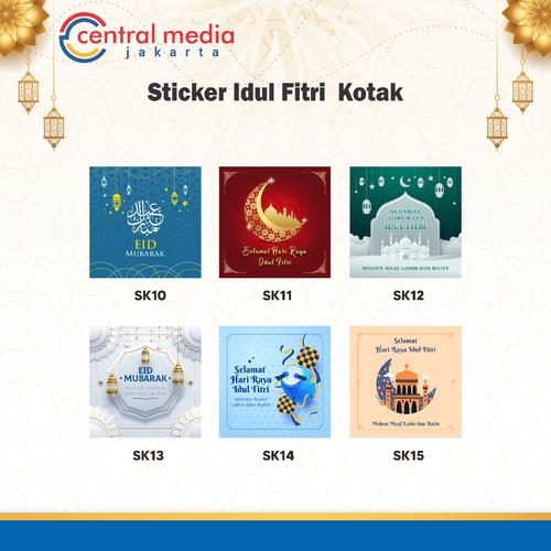 Jual Sticker Idul Fitri Kotak B Cromo Stiker Label Hampers Kue Lebaran ...