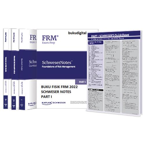 Jual FRM 2022 Schweser Notes Part I & Quicksheet Part 1 Buku FISIK 1 s ...
