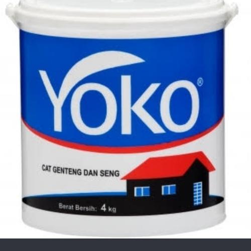 Jual YOKO Roof Paint RIVER BLUE Galon 4KG CAT GENTENG SENG ASBES ...
