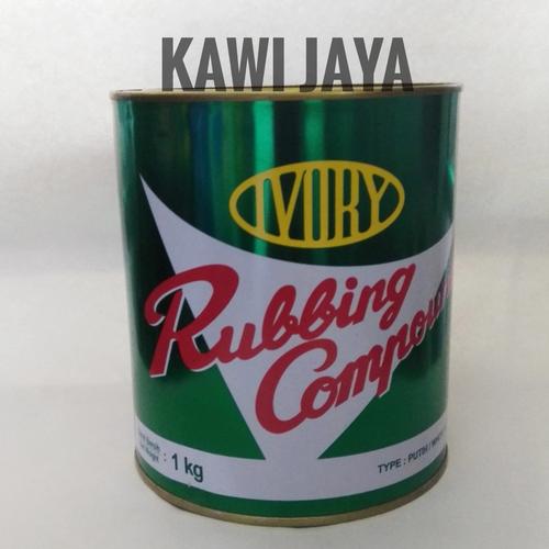 Jual rubbing compound ivory putih 1kg/ compound besi putih - Jakarta ...
