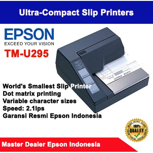 Jual Slip Printer Kasir Epson TM-U295 DOT MATRIX - SERIAL - Jakarta Utara - PUSAT ACCESS CONTROL ...