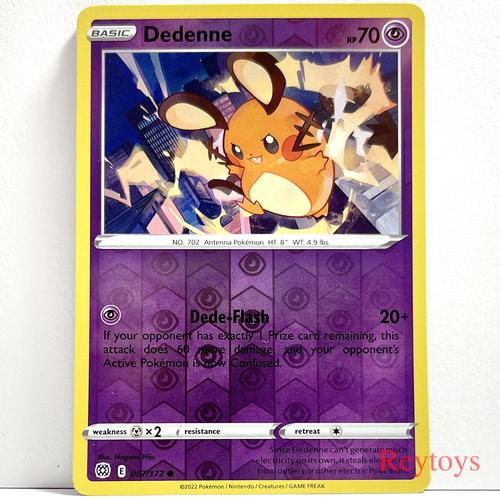 Jual Pokemon TCG Brilliant Stars - 067 Dedenne ( Reverse Holo ...