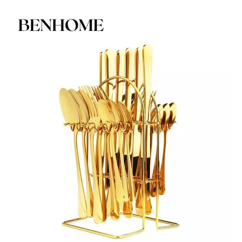 Jual Sendok Sultan Set Emas Mewah Cutlery Royal Set Stainless Gold ...