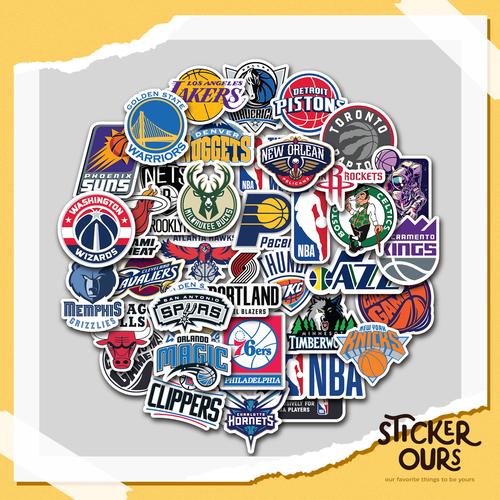 Jual STICKER PACK NBA TEAM | STIKER TUMBLER LAPTOP | STIKER KOPER HELM ...