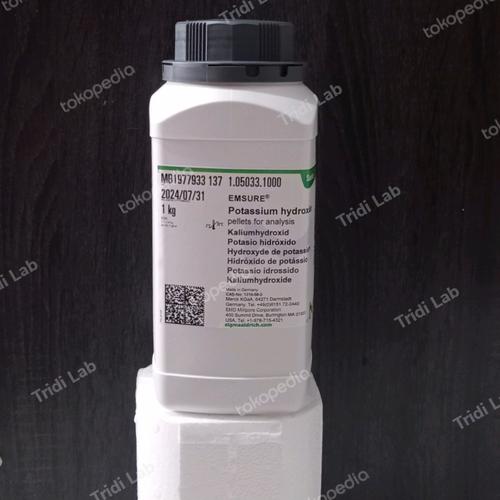 Jual Potassium Hydroxide Pellets 1000 gr / MERCK POTASIUM HIDROKSIDA ...
