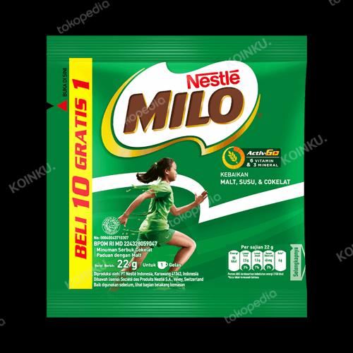 Jual MILO Activ Go Sachet 22gr 1 Renceng 11 Sachet - 1 Sachet - Kota ...