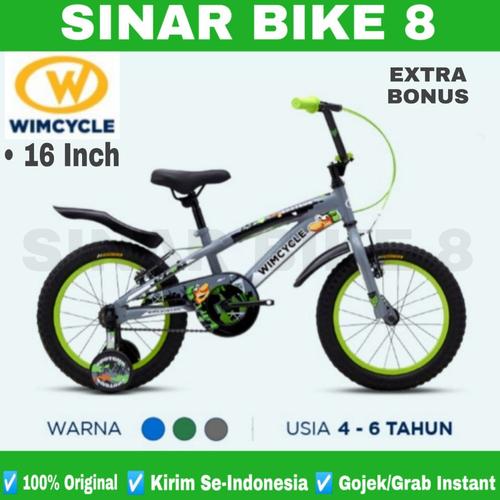 Jual Sepeda Anak Laki 16 18 20 Inch BMX WIMCYCLE SHOTGUN Garansi Resmi ...