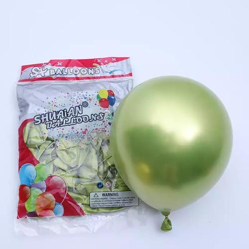 Jual Balon latex chrome / balon metalik chrome 12 inch pepack isi 50 ...