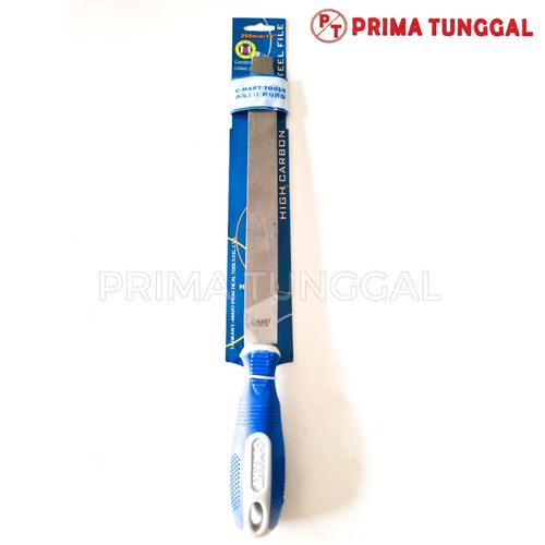 Jual Kikir Datar Rata Flat Chisel 10"Inch 25 cm Cmart Gagang Karet ...