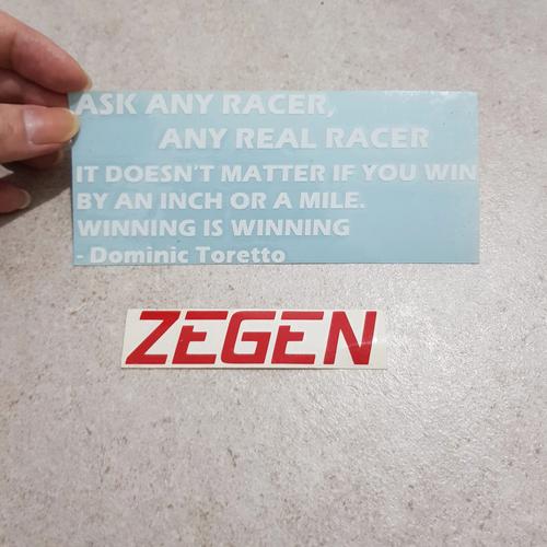 Jual Sticker stiker winning is winning dominic toretto fast n furious ...