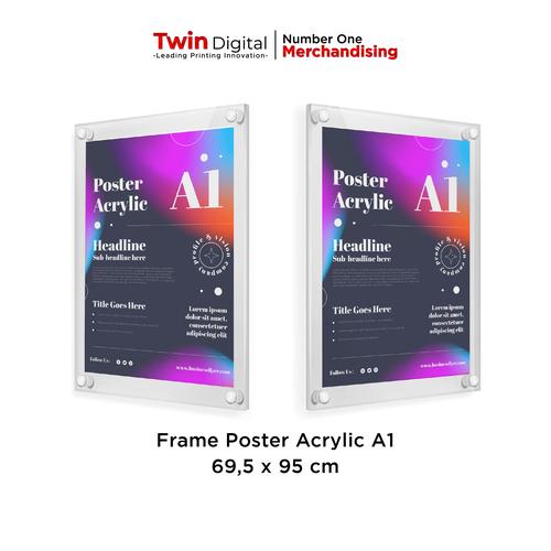 Promo Frame Akrilik Display Poster Akrilik A1 - Poster Acrylic A1 ...