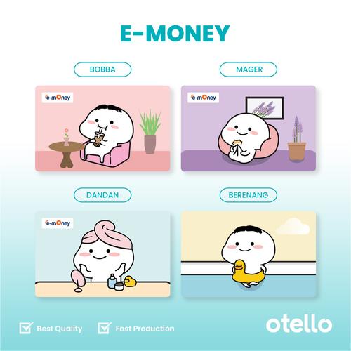 Jual Kartu E-Money Mandiri Pentol Quby | eMoney eToll Karakter Lucu ...