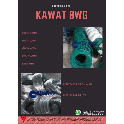 Jual Kawat BWG pvc dan galvanis harga termurah - Jakarta Timur ...