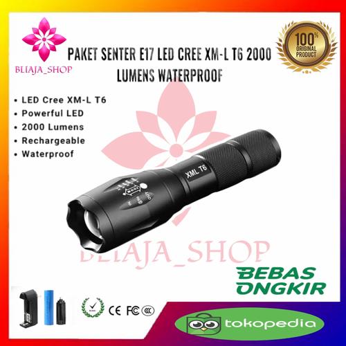Jual Lampu/Senter taff-LED E17 LED Tactical XML T6 2000Lumens alt ...