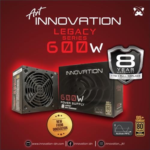 Promo PSU Innovation 600W 80+ GOLD POWER SUPPLY 600WATT *HARGA PROMO ...