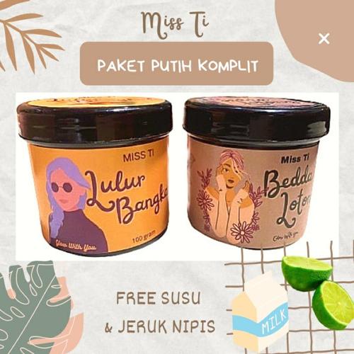 Jual PAKET PUTIH KOMPLIT - Lulur kayu bangkal dan Bedda lotong POT ...