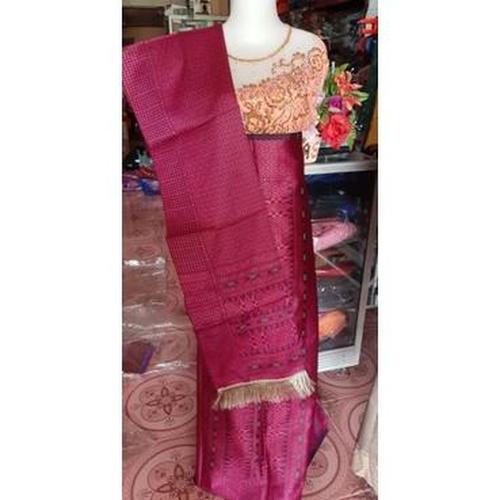 Jual KAIN SONGKET TENUN KHAS BATAK SETELAN SONGKET MURAH - B - Jakarta ...