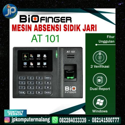 Jual Biofinger AT 101 Mesin Absensi Sidik Jari Fingerprint - Kota ...