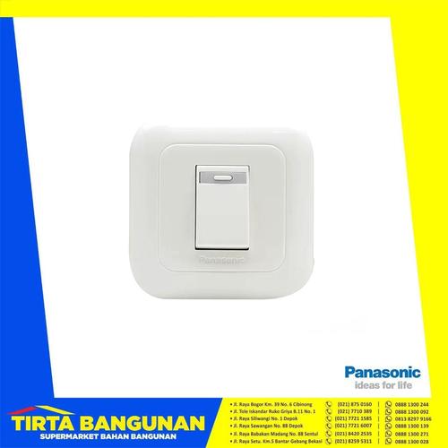Jual PANASONIC WEJ78019W + WEJ5531 SAKLAR ENGKEL WHITE - engkel hotel ...