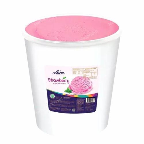 Jual Es Krim Strawbery Aice 8 Liter / Ice Cream Strobery 8 ltr ...