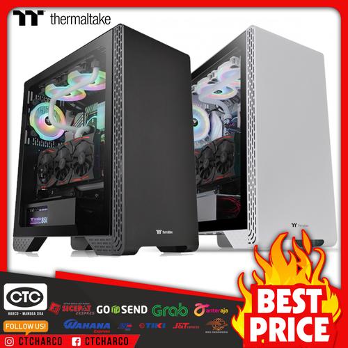 Promo Casing Thermaltake S300 Tempered Glass - Case PC Mid-Tower Cicil ...