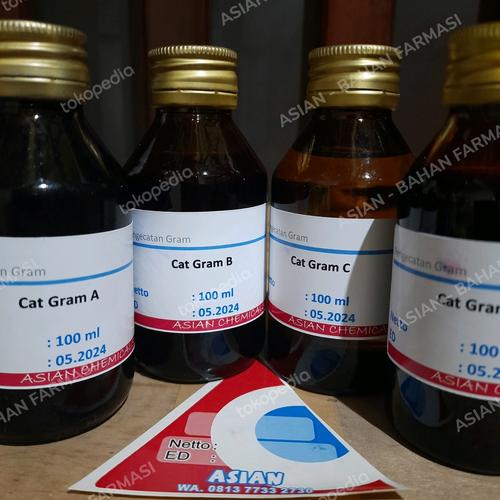 Jual Stain kit - Pengecatan - Cat Gram - Pewarnaan gram bakteri - 4 ...