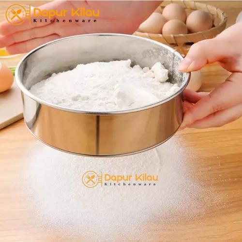 Jual Ayakan Saringan Serbaguna Tepung Gula Minyak Stainless Round ...