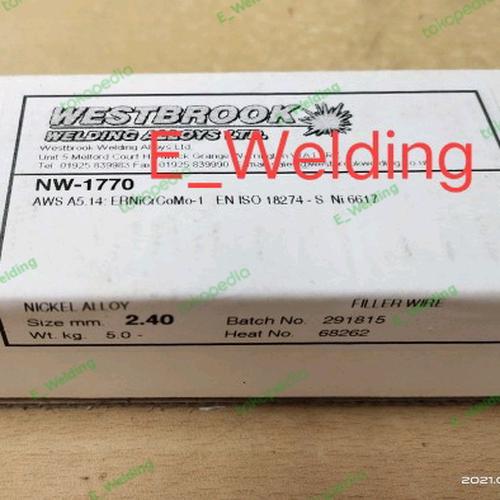 Jual Kawat Las Tig ERNiCrCoMo-1 Dia 2.4mm Westbrook - Jakarta Utara - E_Welding | Tokopedia