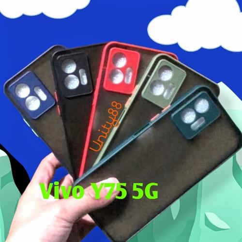 Jual Vivo Y75 5g Y21s / Y21 / Y33 2021 Case Dove + Kamera macaron mychoice - Biru, Y75 5g ...