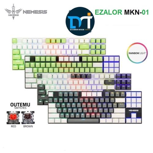 Jual NYK Nemesis MKN 01 EZALOR - 87 Keys Rainbow Mechanical Gaming ...