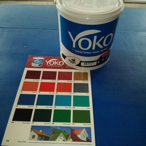 Jual Cat Genteng dan Seng Yoko 5 Kg warna komplit bisa untuk cat ...