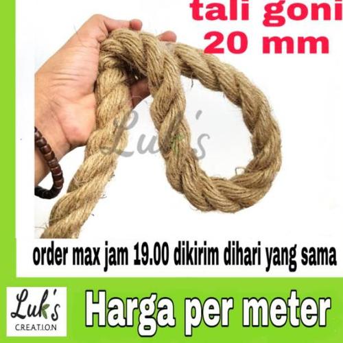 Jual Tali goni besar 20 mm - tambang goni - lomba tarik tambang - lomba ...