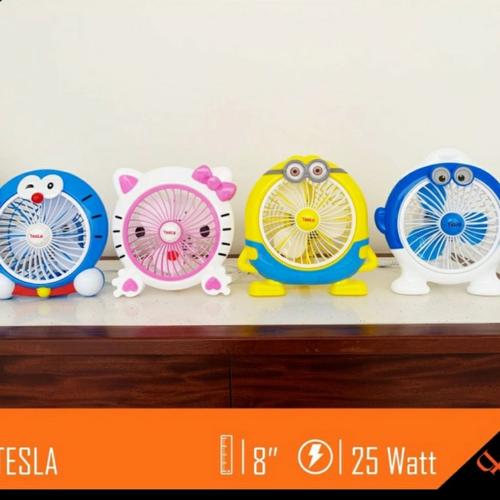 Jual Kipas Angin Meja Karakter Kecil Tesla 8" Lucu - Doraemon - Kota ...
